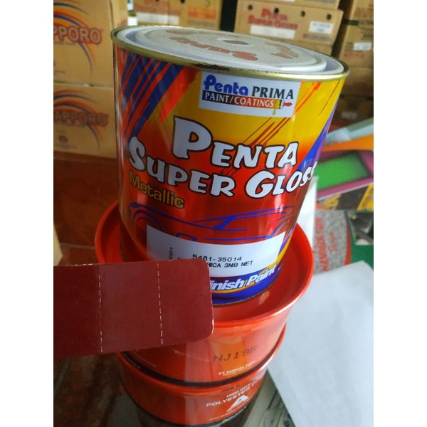 Jual Penta Gloss 35014 Red Mica 3m8 Met 1kg | Shopee Indonesia