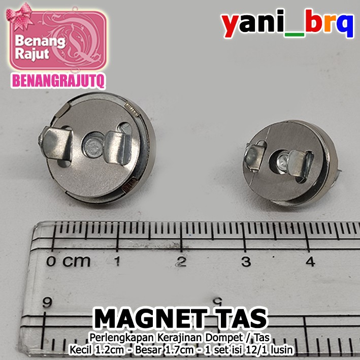 Jual MAGNET TAS aksesoris tempel aplikasi untuk dompet dan tas | Shopee Indonesia