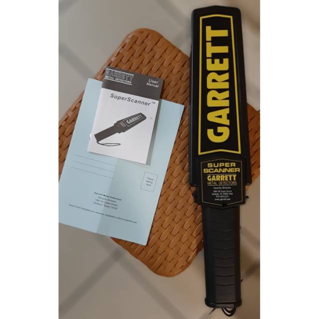 Jual METAL DETEKTOR GARRET SUPER SCANNER USA ORIGINAL / PENDETEKSI ...