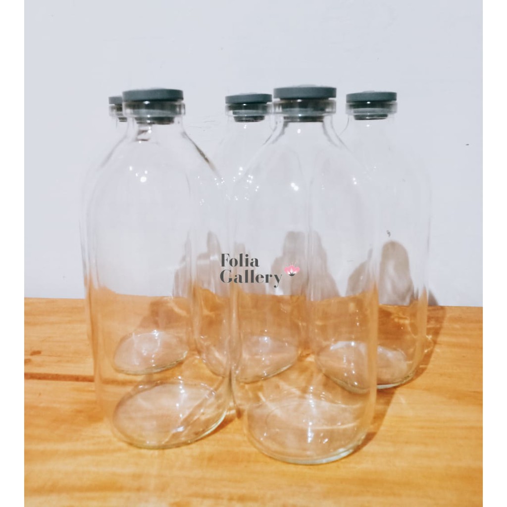 Jual FG - Botol Kaca 500ml- Botol Infus- Botol Ikan Cupang - GROSIR ...