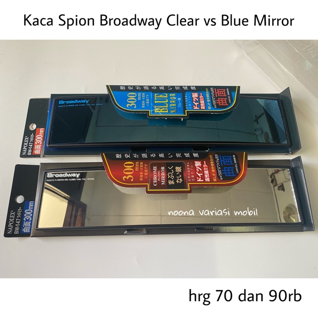 Jual kaca spion tengah broadway cembung 30cm clear dan blue mirror kaca ...