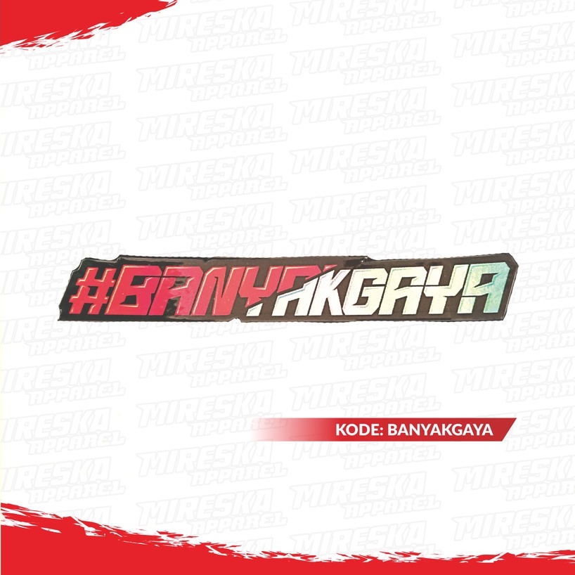 Jual Terbaru!! Stiker Viral Hologram Terlaris Racing Series 2 / Sticker ...