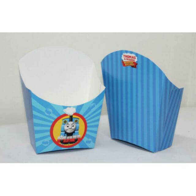 Jual Snack box / wadah snack / popcorn box karakter thomas the train ...