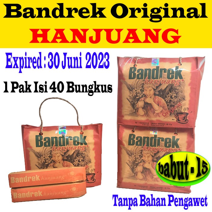 Jual Bandrek Original HANJUANG Kemasan Kertas Isi 8 Kantong ...
