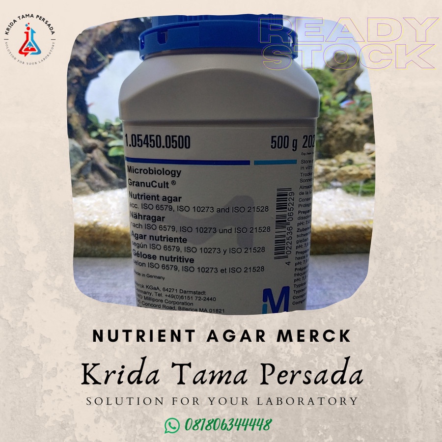 Jual NUTRIENT AGAR ( NA ) Merck Media NA ECER 1gr - 5gr | Shopee Indonesia