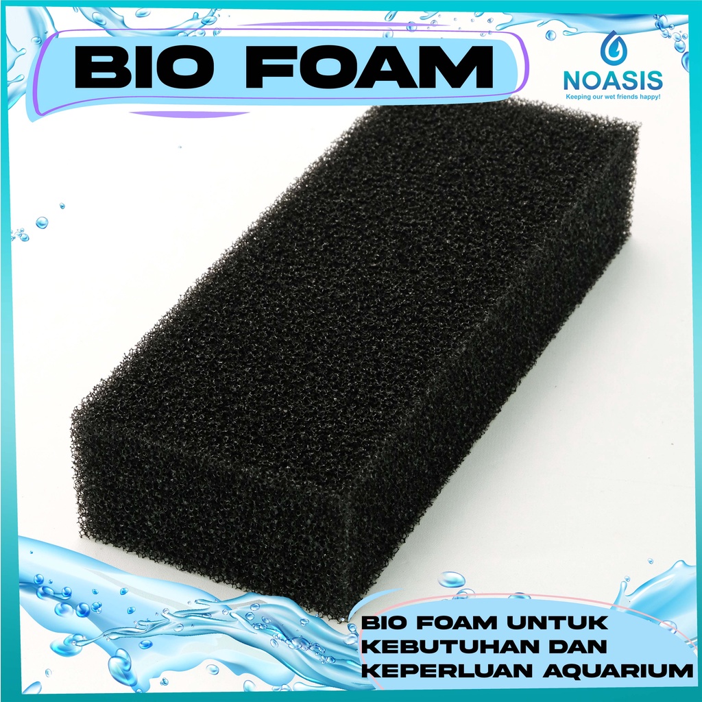 Jual KAPAS BUSA BIO FOAM FILTER AQUARIUM AQUASCAPE UKURAN 25x10x5 CM ...