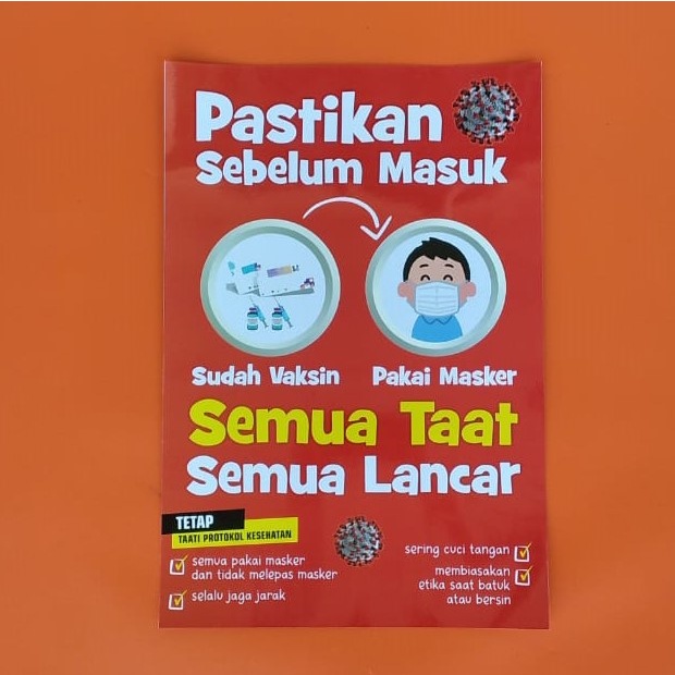 Jual Poster Kesehatan - Poster New Normal - Poster Taat Protokol ...