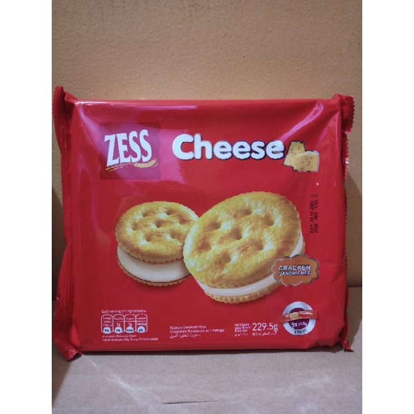 Jual Zess Cracker Sandwich Peanut Cheese / Zess Chocolate Sandwich ...