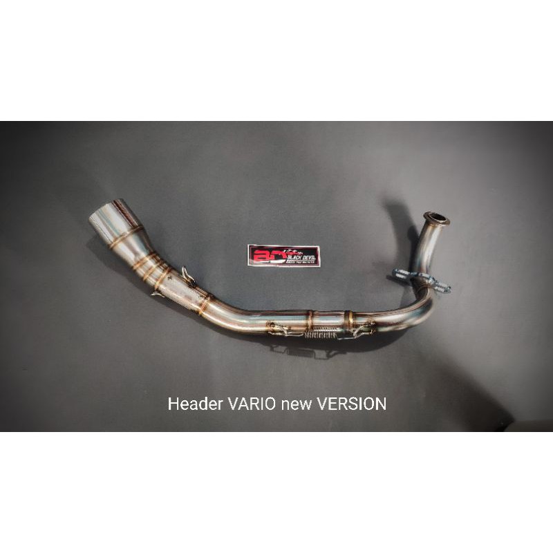 Jual leheran Header Knalpot VARIO 125 vario 150 by Black Devil original ...