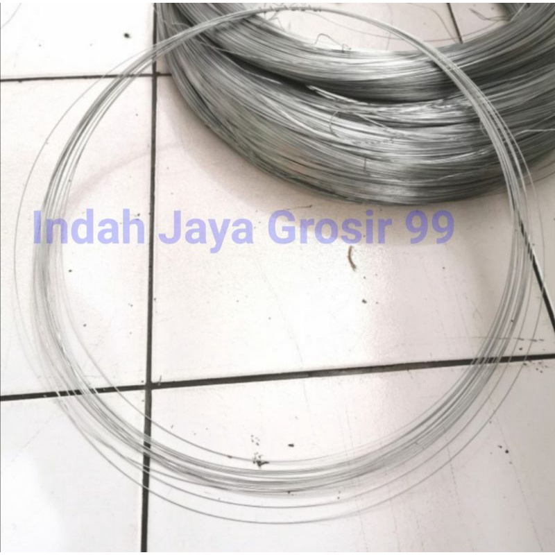 Jual kawat bendrat putih kawat ikat kawat seng galvanis | Shopee Indonesia