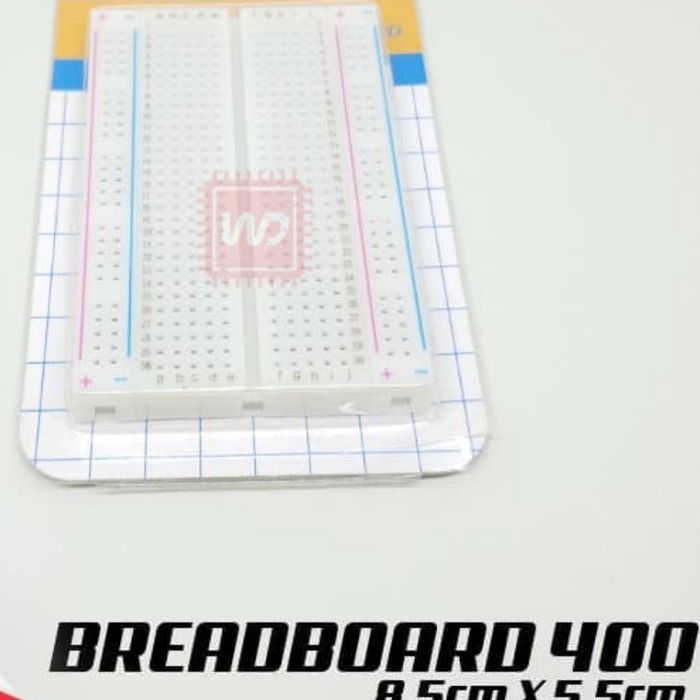 Jual New breadboard 400 lubang 400 points bread board projelboard ...