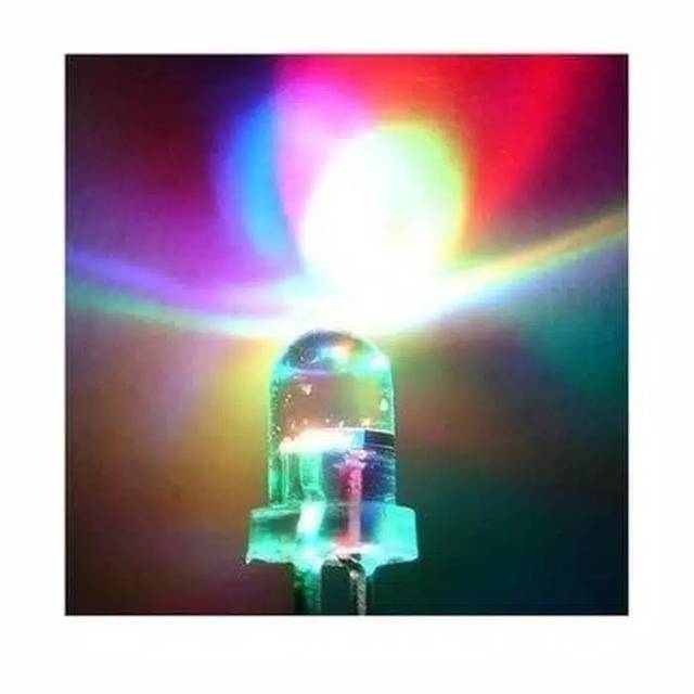 Jual LED 3warna 10 BIJI LED 3 warna warni tricolor 5 mm LED per 10 BIJI ...