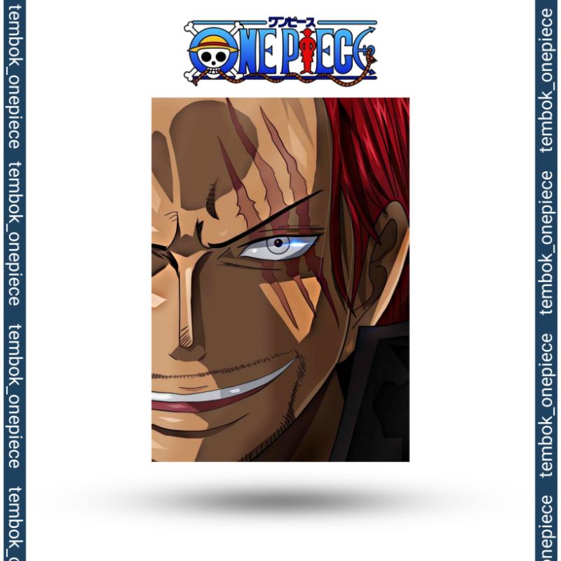 Jual Poster Anime One piece Shanks Face | Shopee Indonesia