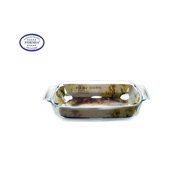 Jual Formia Penyaji Makanan Bake & Serve Rectangular Dish Borosilicate ...