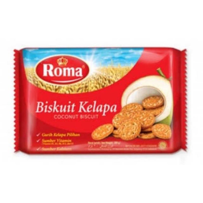 Jual biskuit roma kelapa 300gr biskuit rasa kelapa | Shopee Indonesia