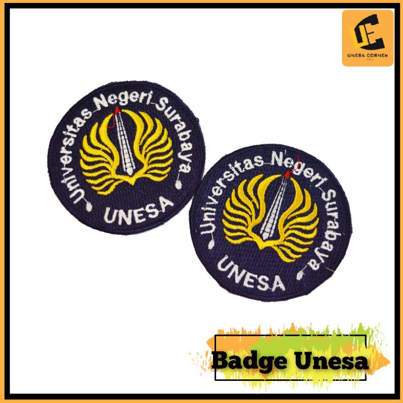 Jual Badge Unesa Lama atau custom | Shopee Indonesia