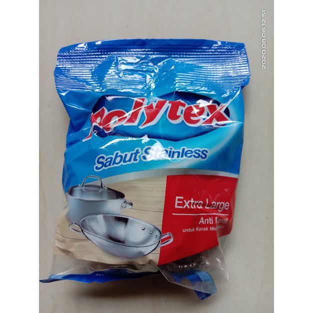 Jual Sabut Stainless Steel Polytex 20 gr | Shopee Indonesia