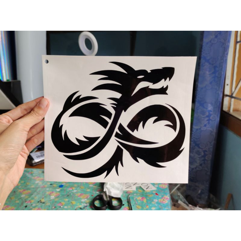 Jual STIKER NAGA STICKER CUTTING CUSTOM BAHAN ORACAL | Shopee Indonesia
