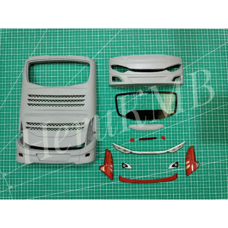 Jual Face miniatur bus JB3 HDD/SHD SKALA 1:20 PLUS MIKA LAMPU | Shopee ...