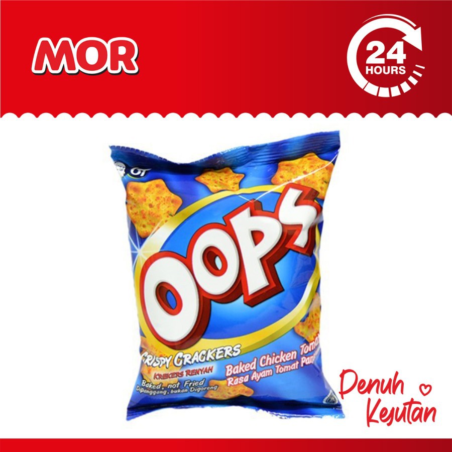 Jual OOPS Crispy Crackers Baked Chicken Tomato Ayam Tomat Panggang 45 ...