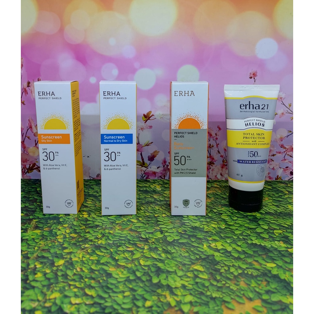 Jual ERHA PERFECT SHIELD SUNSCREEN SERIES / ERHA SUNSCREEN SPF 50 PA ++ / ERHA SUNSCREEN SPF 30 ...
