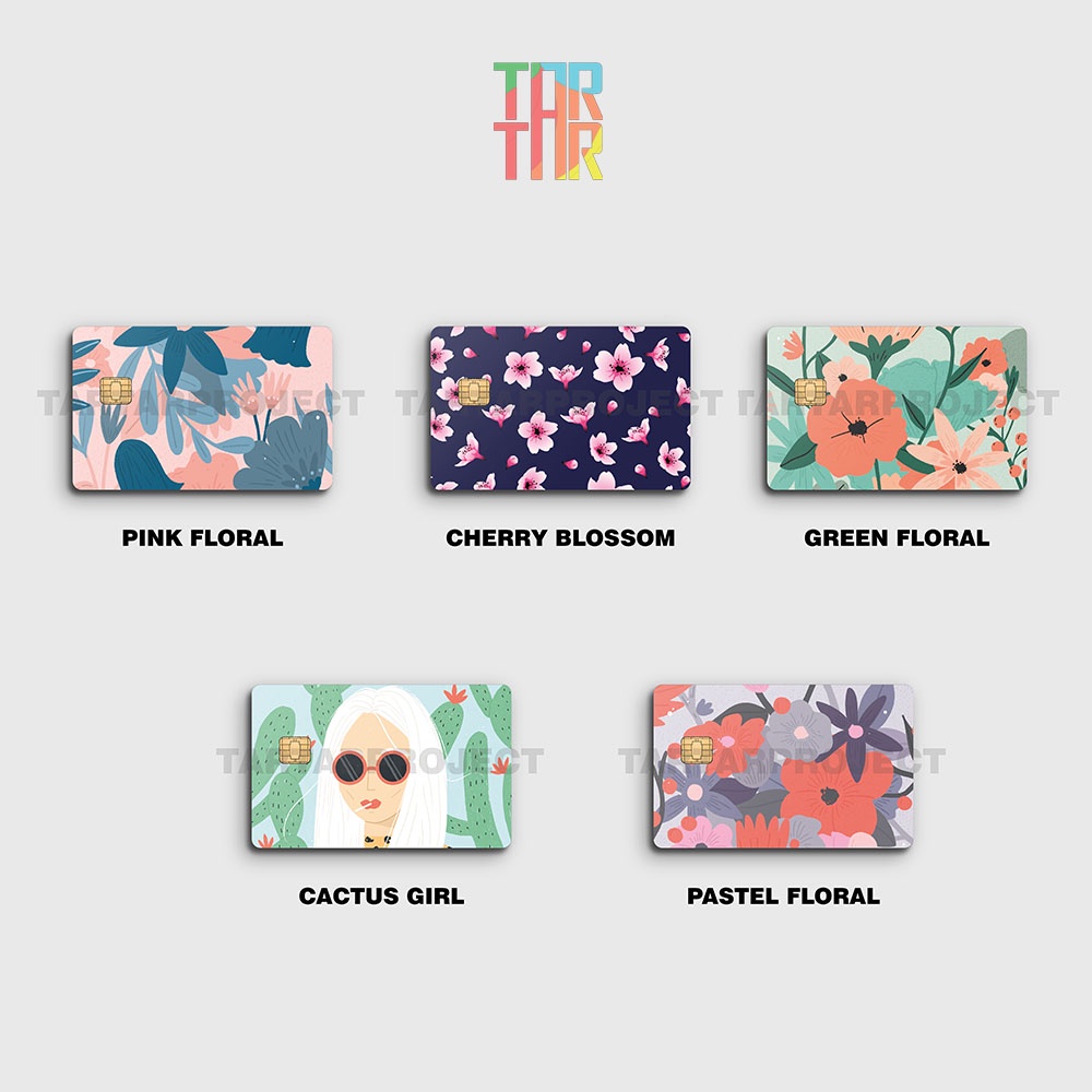 Jual SKIN / STICKER KARTU ATM / E MONEY / FLAZZ - FLORAL | Shopee Indonesia