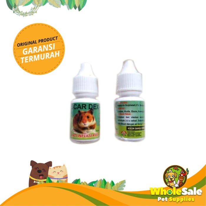 Jual hamster-vitamin-obat- scar dex obat anti infeksi kulit hamster ...