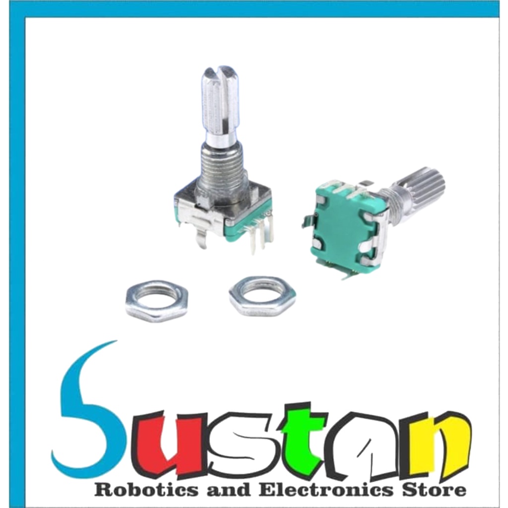 Jual EC11 EC-11 O 15MM 5P ROTARY ENCODER SWITCH AUDIO DIGITAL ...