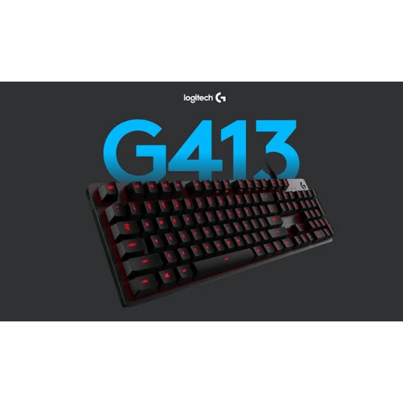 Jual Logitech G413 Gaming Keyboard Mechanical Backlit ORIGINAL | Shopee ...