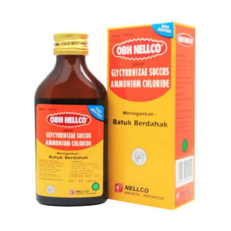 Jual OBH nellco batuk berdahak syrup sirup syr 100ml 100 ml obat batuk ...