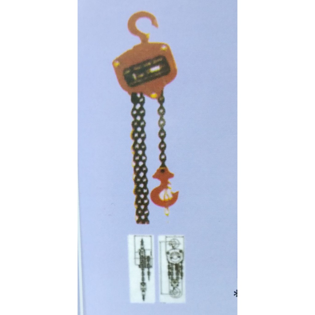 Jual Promo CHAIN BLOCK NAGASAKI JAPAN 0.5 Ton x 2.5m 1/2 TON x 2.1/2 ...