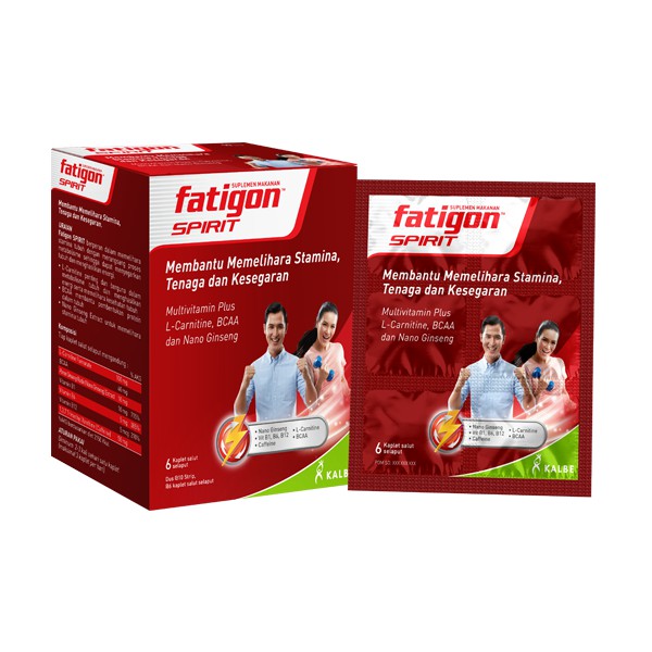 Jual FATIGON SPIRIT STRIP ISI 6 TAB KEMASAN BARU | Shopee Indonesia