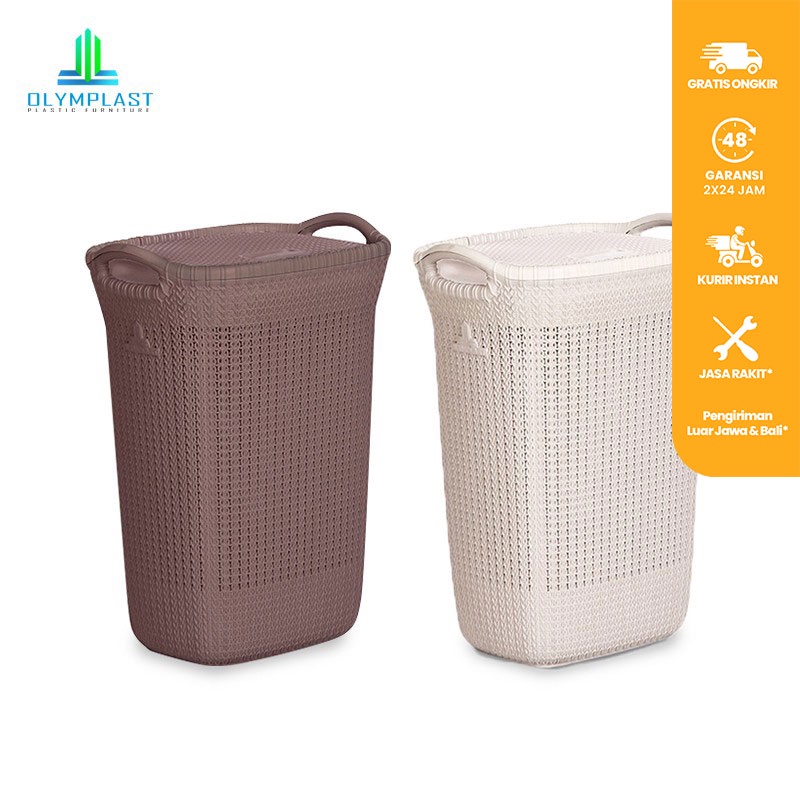 Jual Keranjang Baju Olymplast Laundry Basket OLB/ Keranjang Baju ...