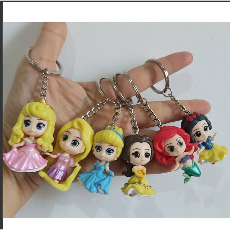 Jual curtsy princess figurin miniatur pajagan topper kue ariel rapunzel ...