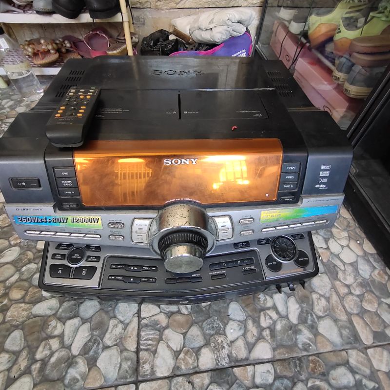 Jual Sony monster compo LBT-ZUX10D daya 12300watt pmpo plus speaker ...