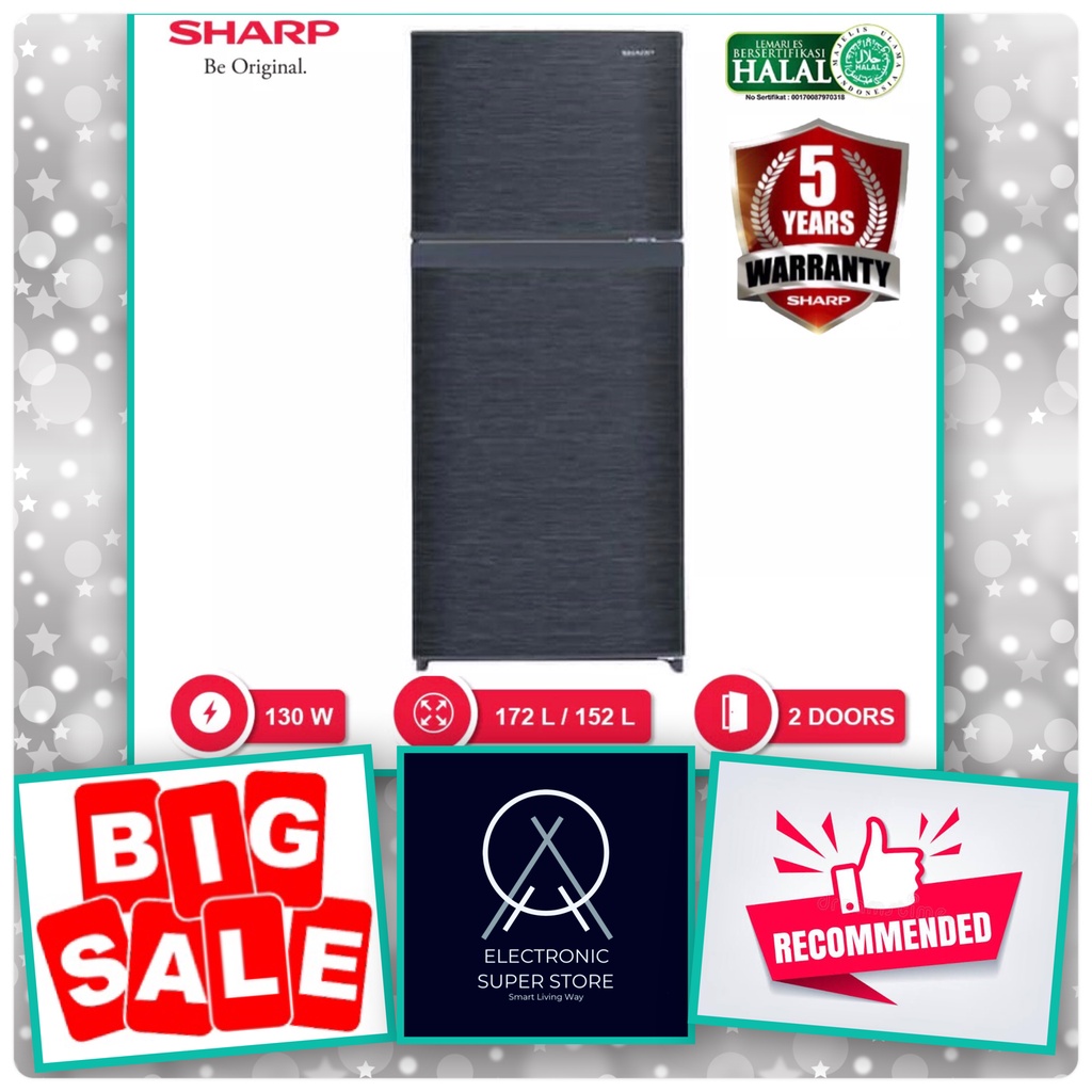 Jual KULKAS 2 PINTU SHARP SJ-195MD SJ 195 MD LOW WATT FAST FREEZING ...