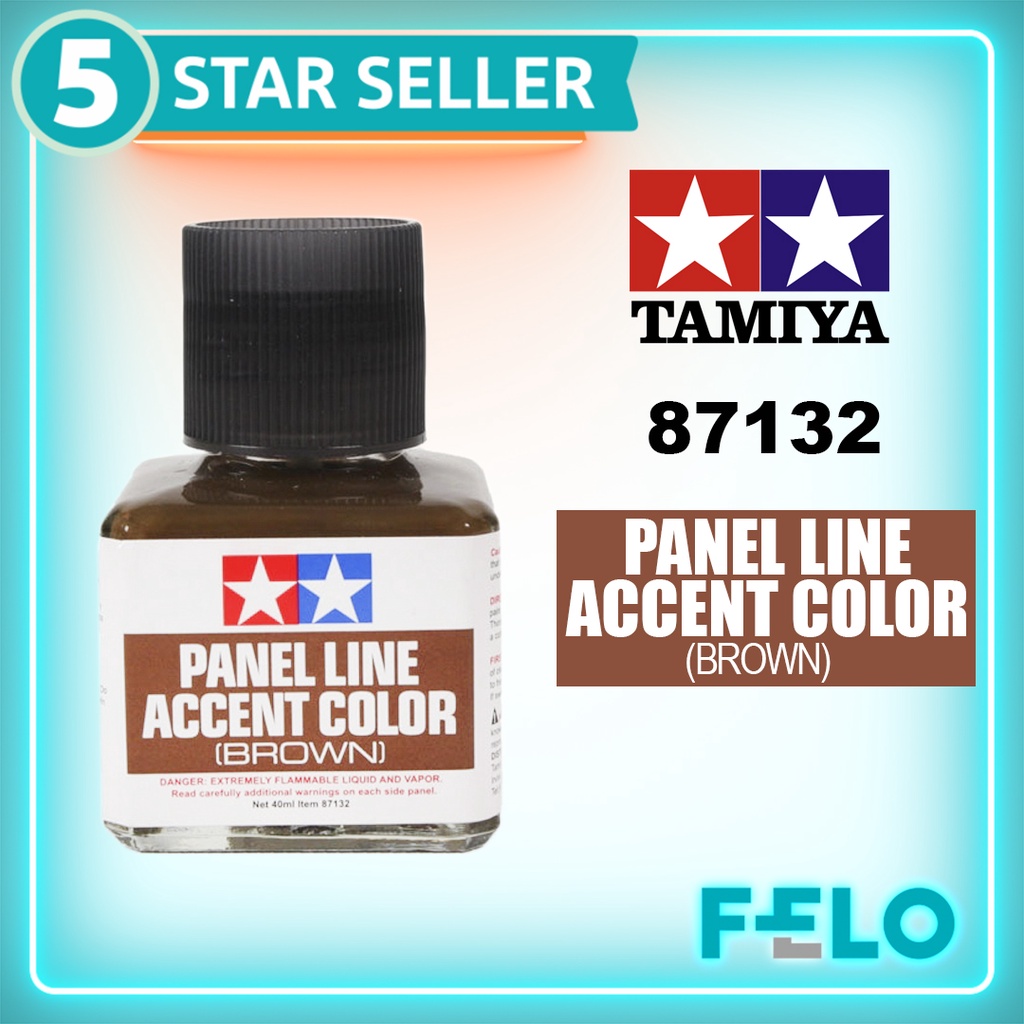 Jual TAMIYA PANEL LINE ACCENT COLOR BROWN - TAMIYA 87132 | Shopee Indonesia