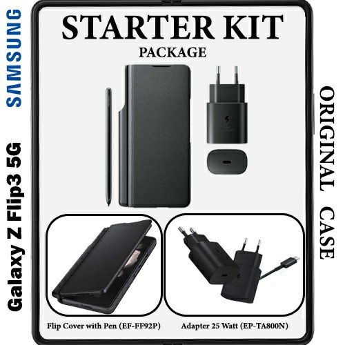 Jual STARTER KIT PACKAGE Flip Case Leather S Pen Include Charger ...