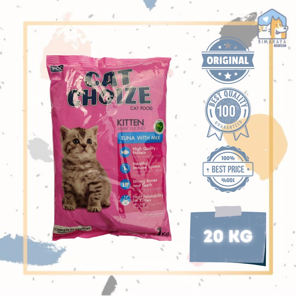 Jual CAT CHOIZE CAT FOOD FOR KITTEN 20KG FRESHPACK (KHUSUS GOSEND/GRAB ...