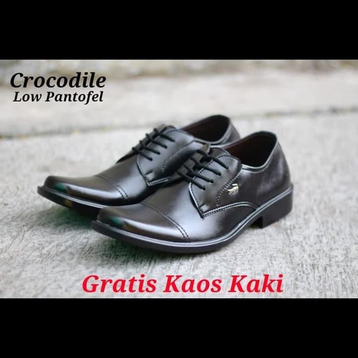 Jual Sepatu Formal Pria Crocodile Pantofel Pendek Kerja Kantor Kulit S ...