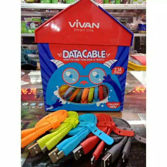 Jual KABEL DATA VIVAN CSM100S MICRO USB 1METER ORIGINAL | Shopee Indonesia