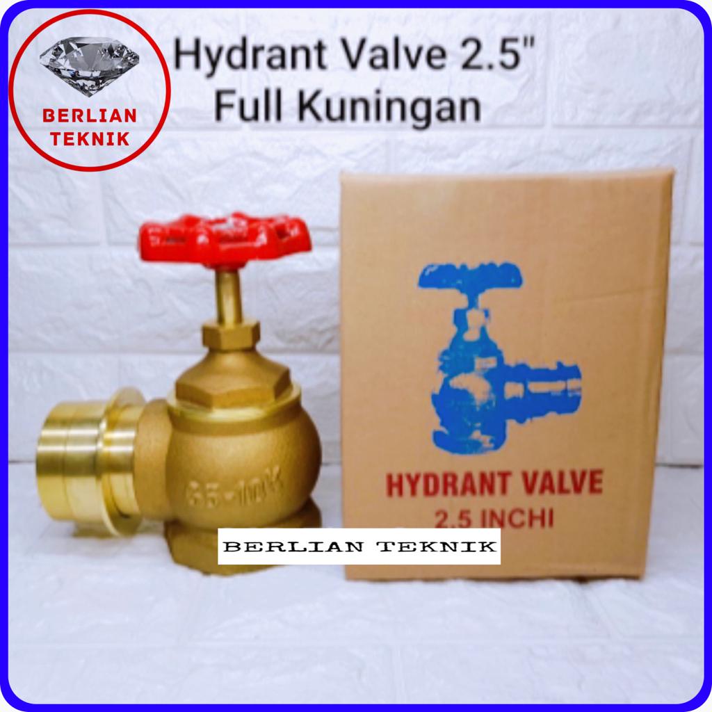 Jual Kran Hidran Hydrant Valve Pemadam ZEKI 2.5 " 10K Full Kuningan ...
