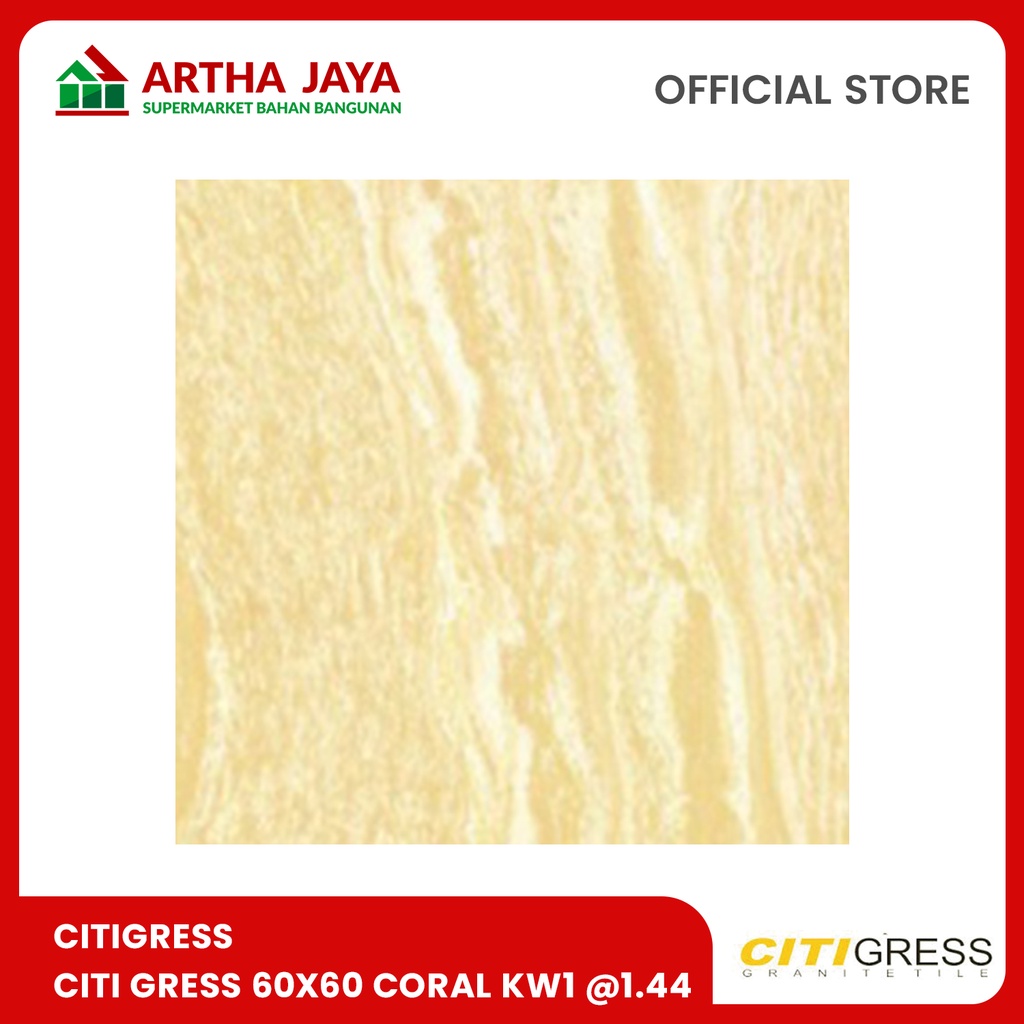 Jual Citigress Granit Ubin Lantai 60X60 Coral KW1 @1.44 | Shopee Indonesia