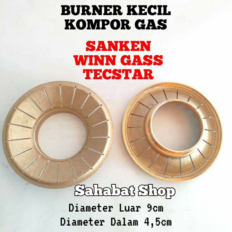 Jual BURNER KECIL KUNINGAN KOMPOR GAS SANKEN UKURAN 9CM | Shopee Indonesia