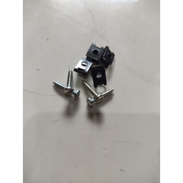 Jual baut min dan kleman klip klakson atau klakson vespa super sprint ...
