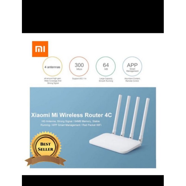 Jual Xiaomi mi wifi 4c 300mbps router | Shopee Indonesia