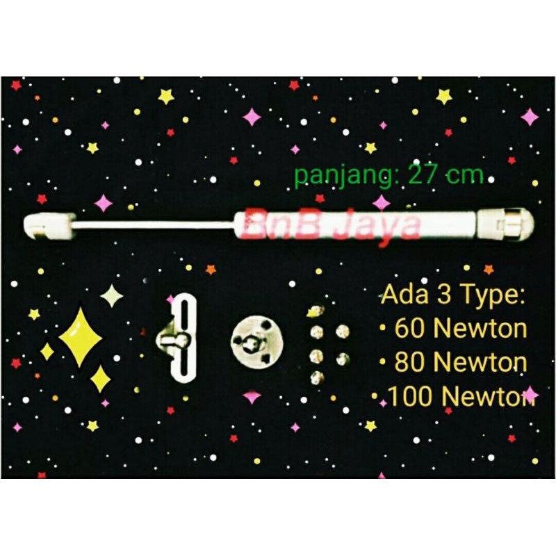 Jual Gas Spring TERLENGKAP / Gaspring / Hidrolik Jok Motor 60N, 80N ...