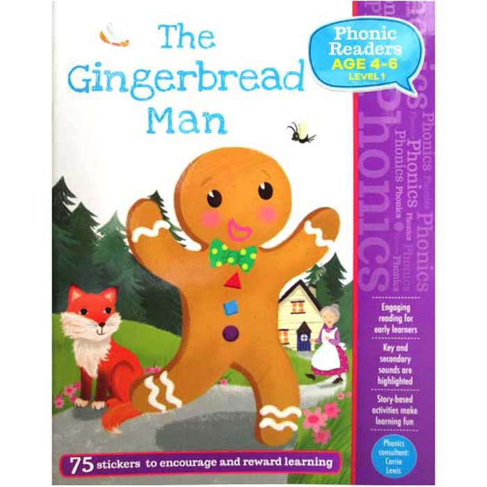 Jual The Gingerbread Man Phonic Readers Level 1 (Age 4-6 years ...