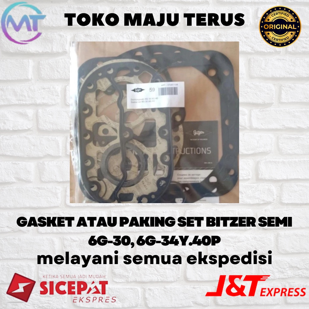 Jual gasket atau packing set bitzer semi 6G-30, 6GE-34Y,.40P | Shopee Indonesia