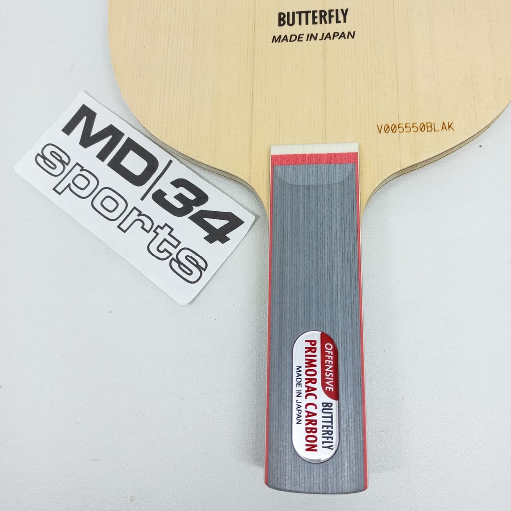 Jual KAYU BUTTERFLY PRIMORAC CARBON - Kayu / Blade / Bet Pingpong Murah | Shopee Indonesia